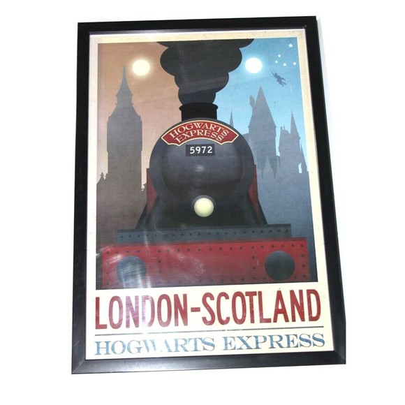 Accents | Harry Potter Poster 14x2 Londonscotland Hogwarts Express ...